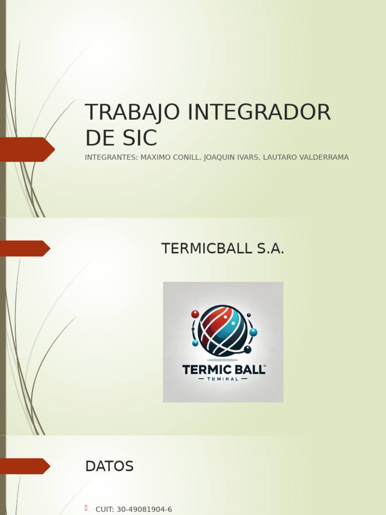 Trabajo Integrador de Sic | PDF | Economias