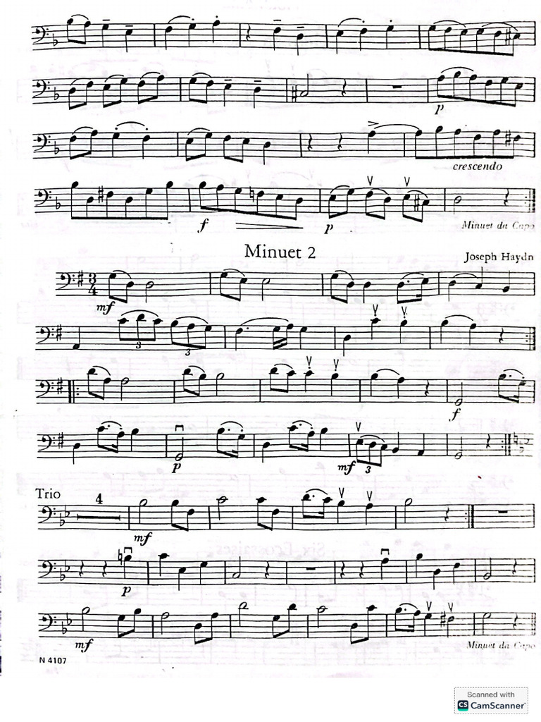 Minuet 2 | PDF