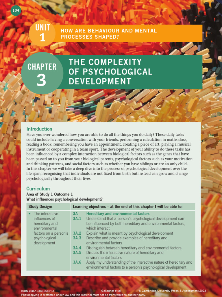 Vcepsychology1and2 ch03 | PDF | Developmental Psychology | Psychology