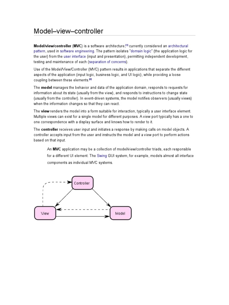 MVC and Pptyping | PDF | Model–View–Controller | Software Prototyping