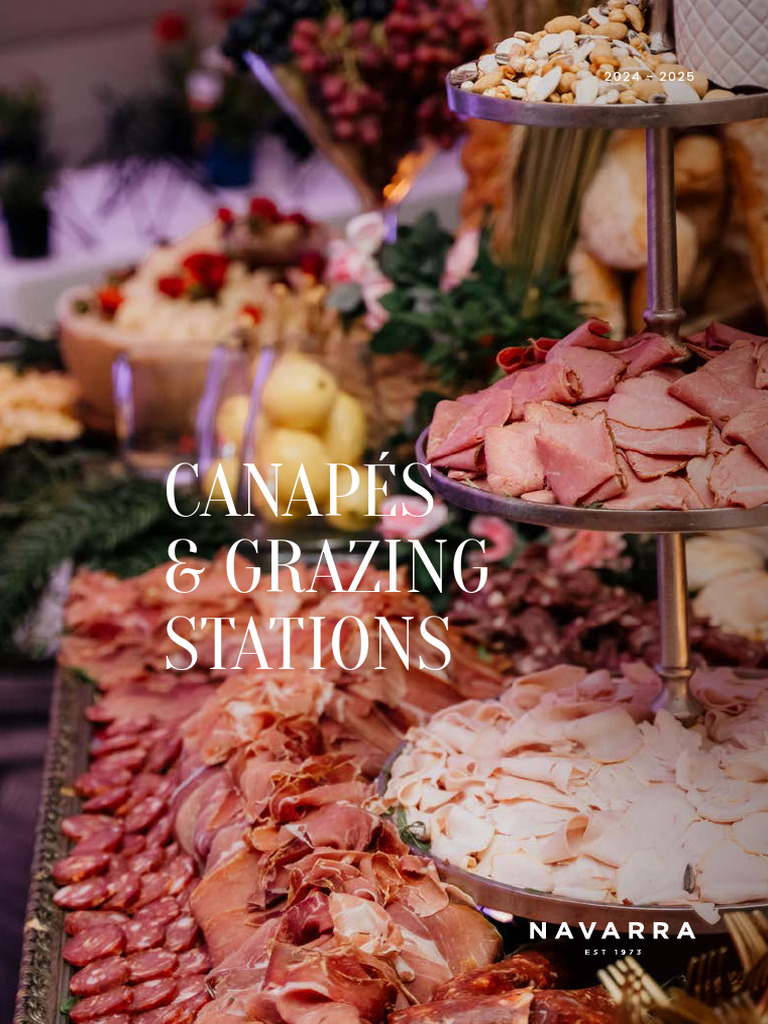 2024 - Navarra - Canape and Grazing Stations - Digital | PDF | Desserts ...