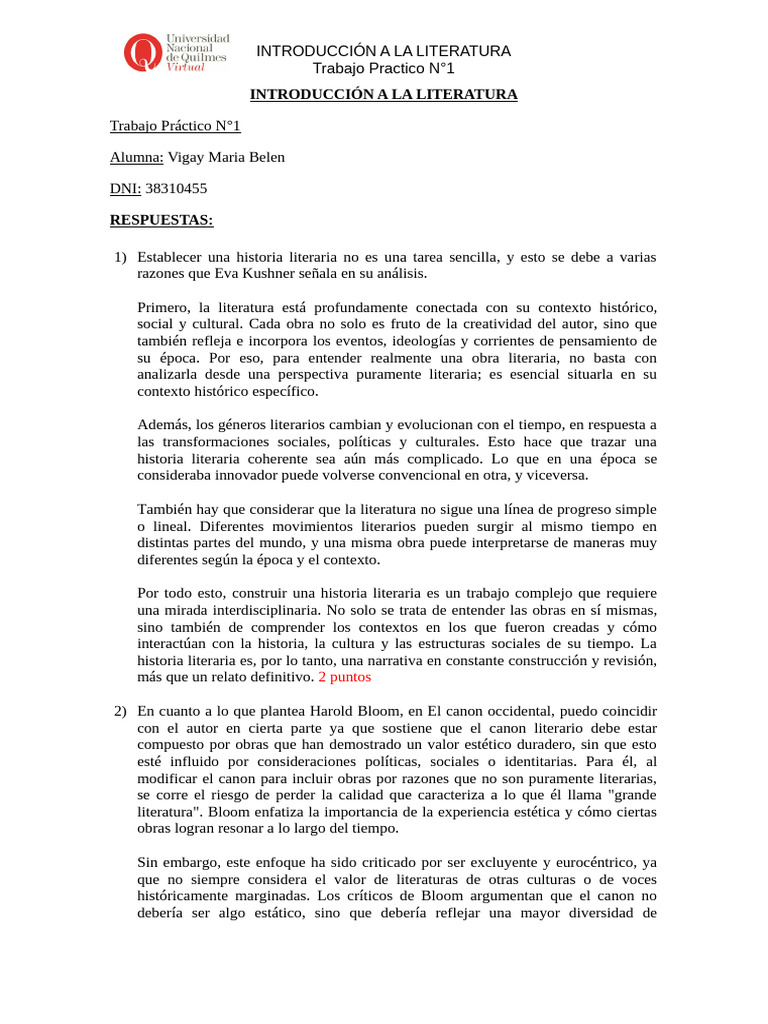 TP N1. VIGAY (1) | PDF | Experiencia | Las emociones