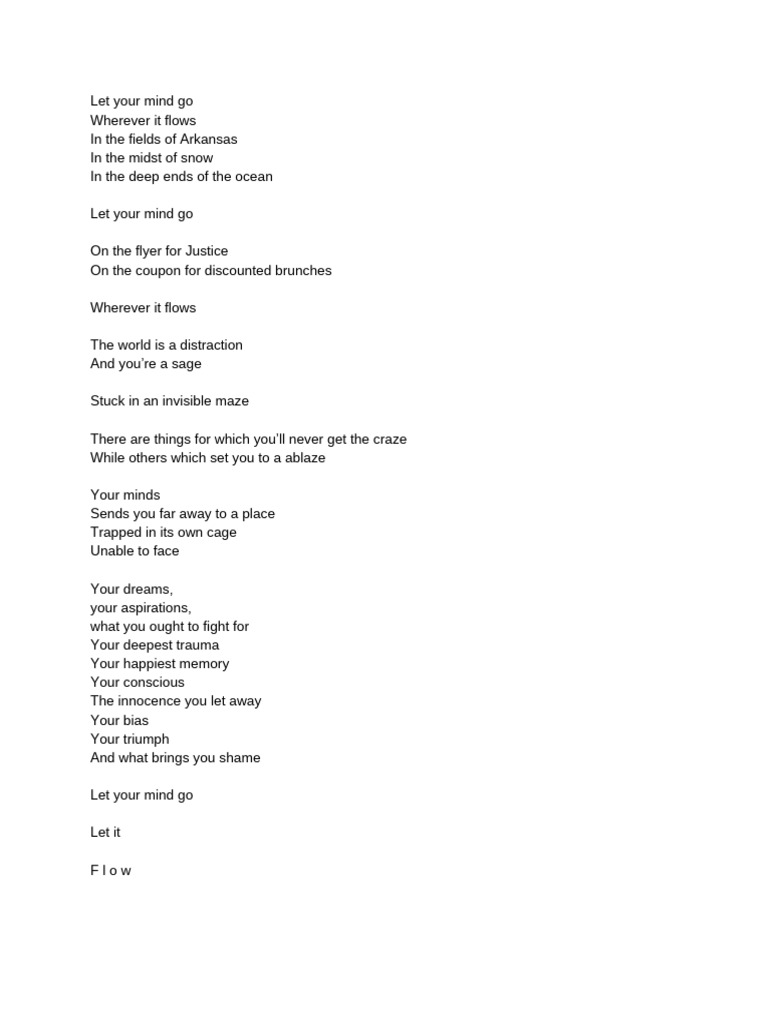 Messy Draft Poem | PDF