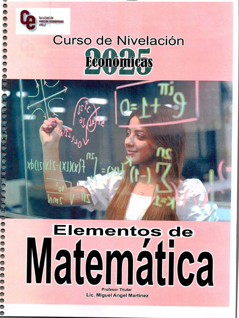 Elementos de Matematica 2025 - 0001 UNE LISTA2 | PDF