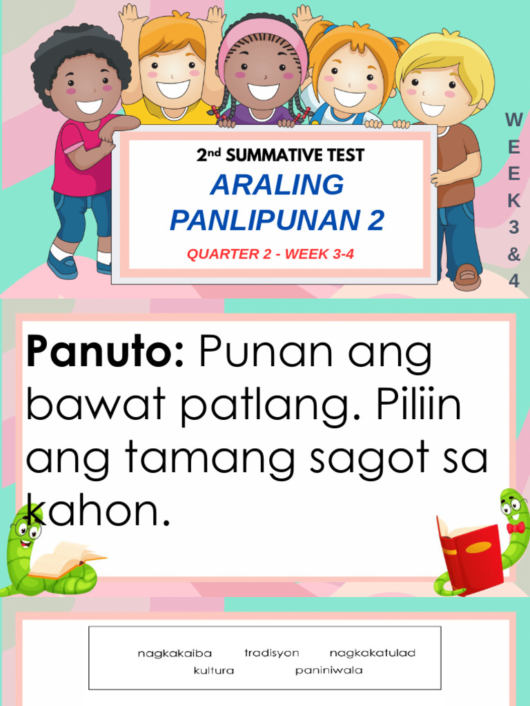 Ap-2 Q2 2ND Summative-Test Week-3-4 | PDF