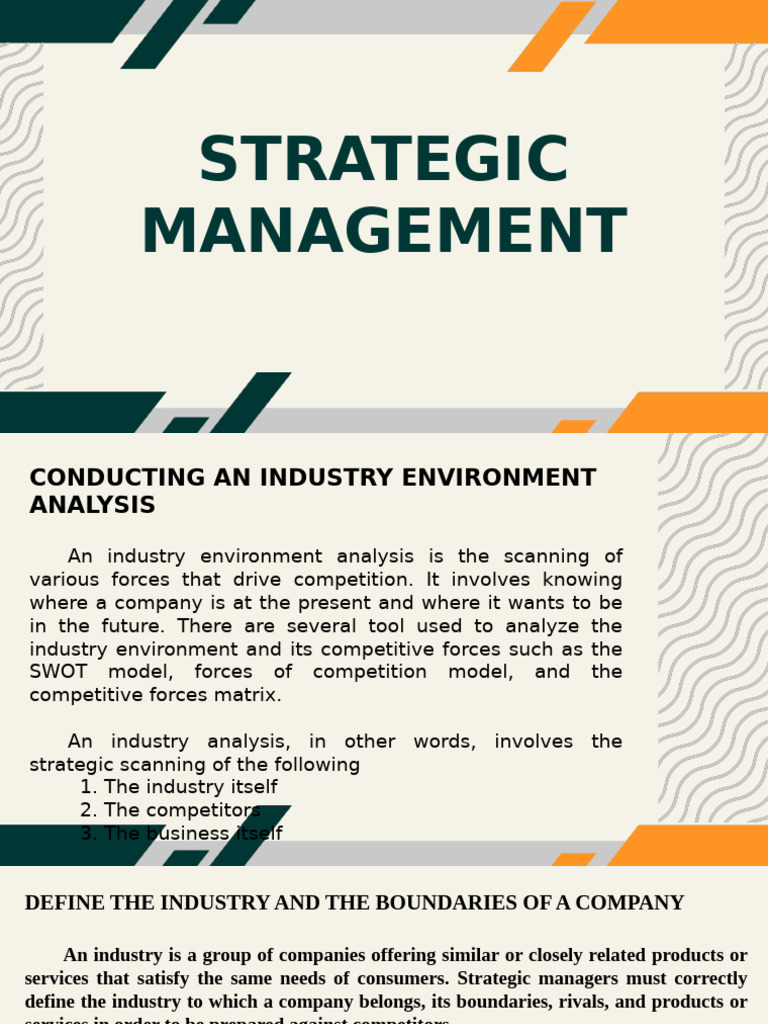 Dark Green Orange and Light Grey Geometric Project Management ...