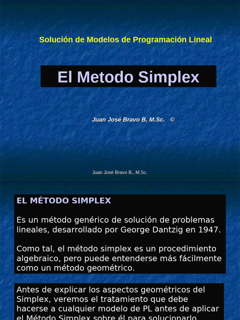 Me To Do Simplex | PDF | Matemáticas De La Computación | Optimización combinatoria