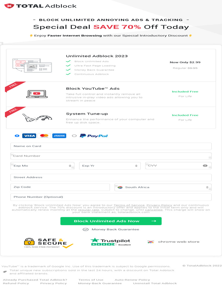 Block Unlimited Ads & Trackers - TotalAdblock - Com - Total Adblock ...