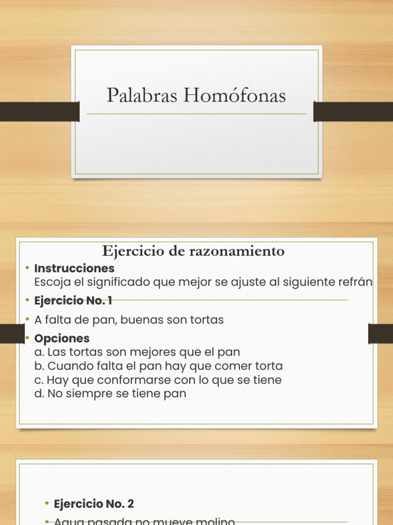 Palabras Homofonas | PDF | Unidades Semánticas | Mecánica del lenguaje