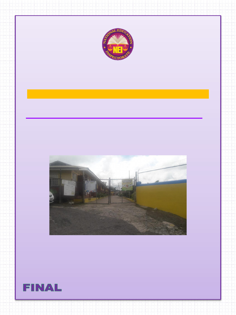 C3R2 Bamboo Primary and Junior High School Final Inspection Report ...