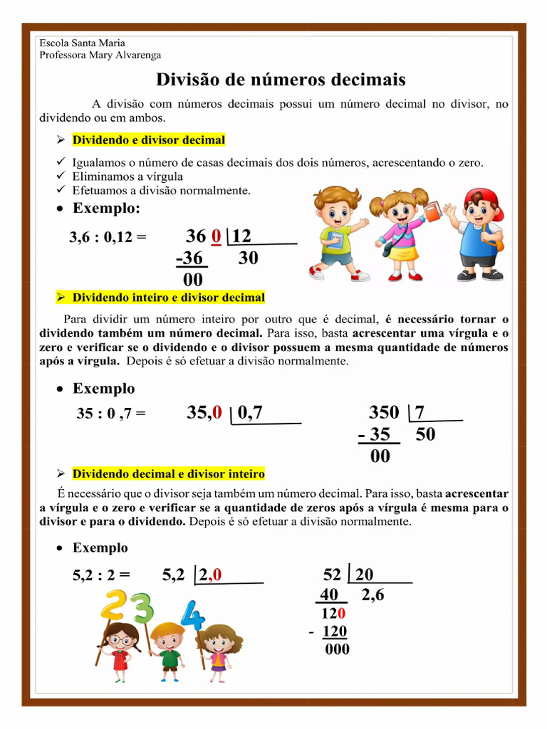 números decimais | PDF