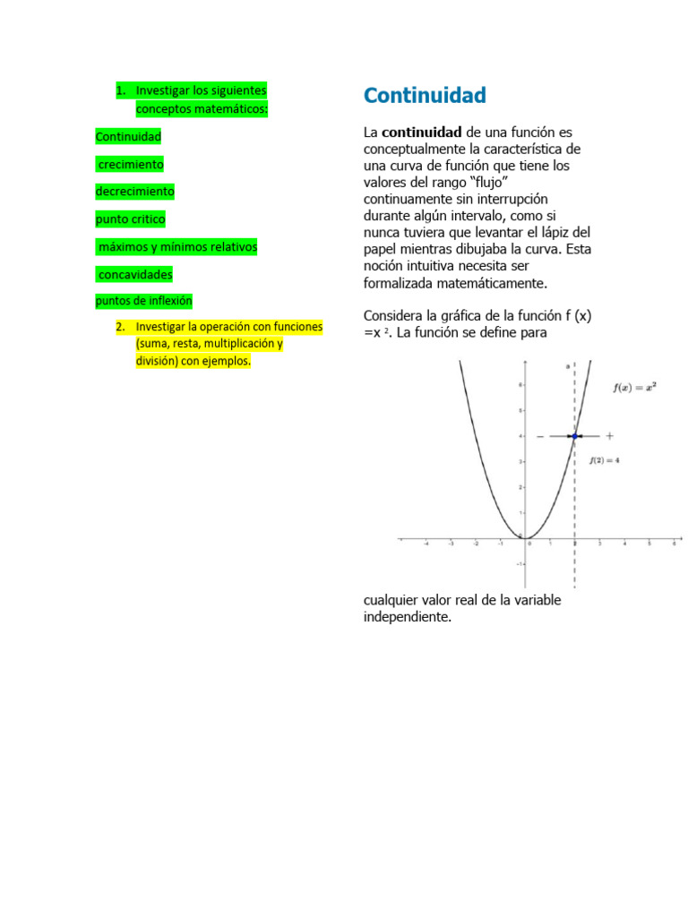 Conceptos Basicos de Funciones | PDF