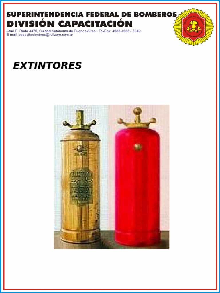 Extintores | PDF | Acero | Materiales