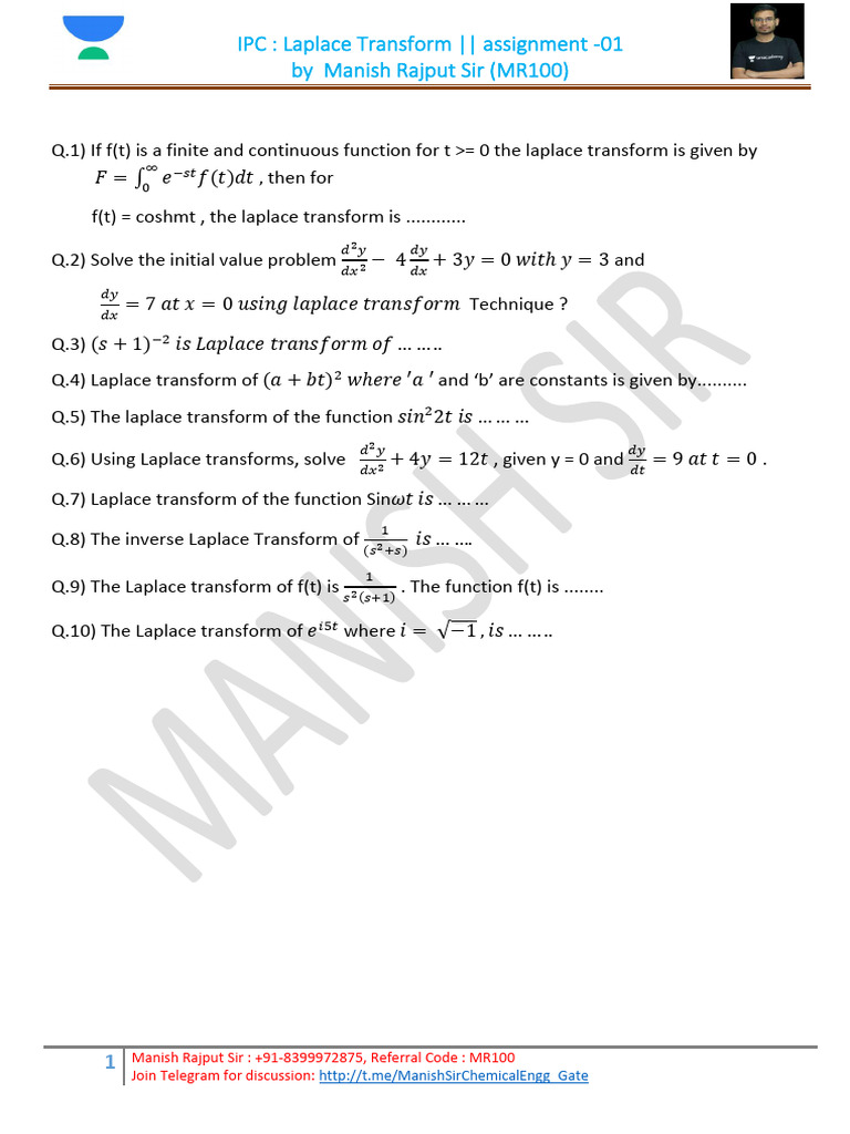 IPC Assignment 1 Manish Sir-converted (1) | PDF