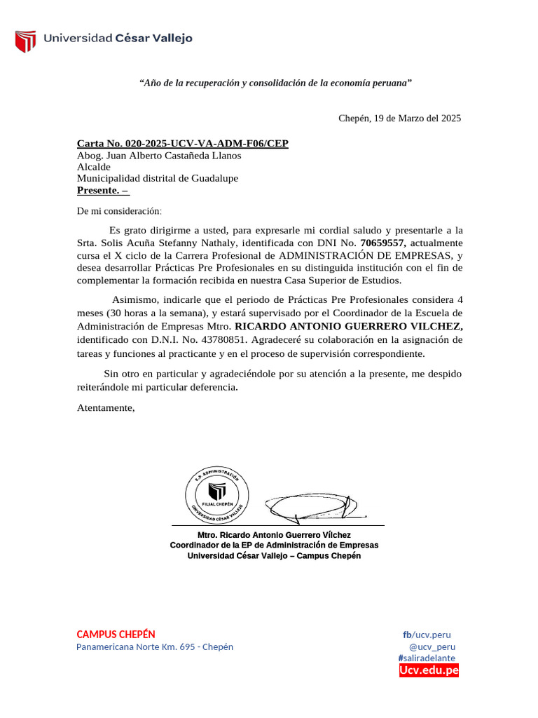 Ca 020 - Solis Acuña Stefanny Nathaly | PDF