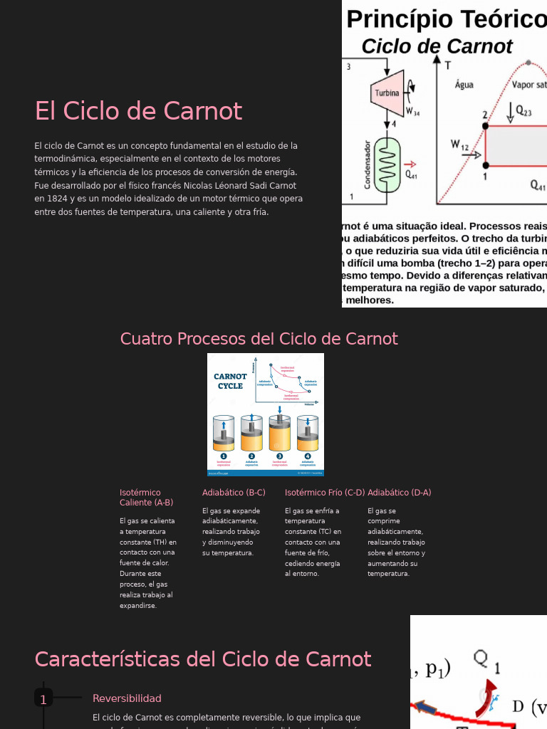 El-Ciclo-de-Carnot | PDF | Ingeniería mecánica | Física Aplicada e ...