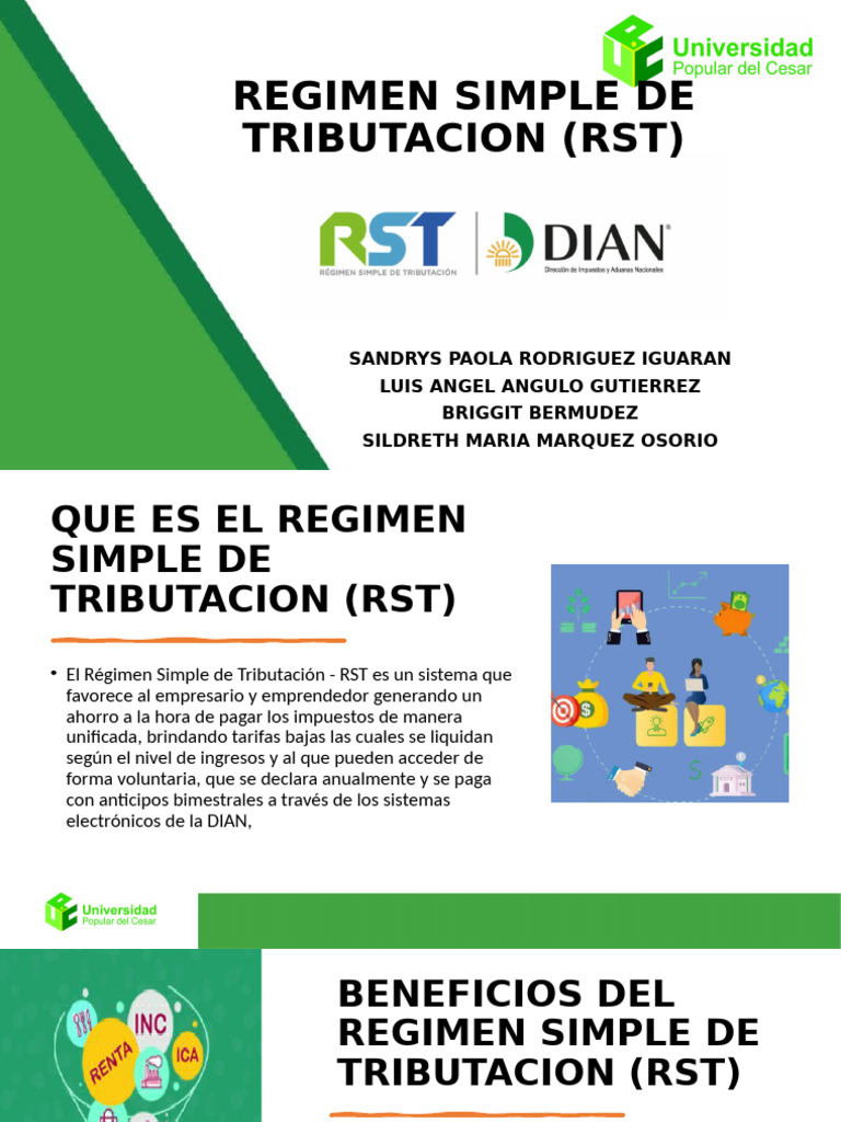 Guía del Régimen Simple de Tributación | PDF