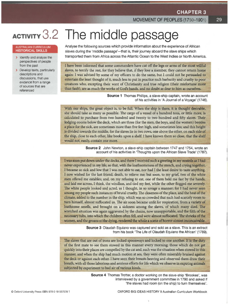 Middle Passage Sources | PDF