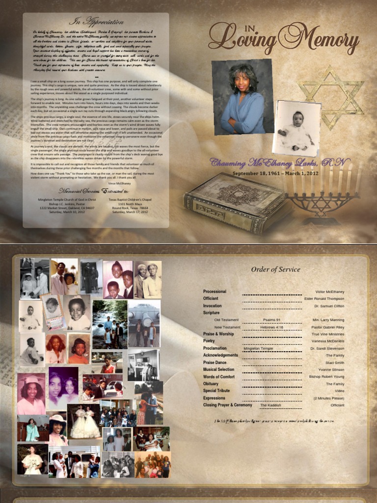 Chauming Memorial Program Final - Revised | Download Free PDF | Ships ...