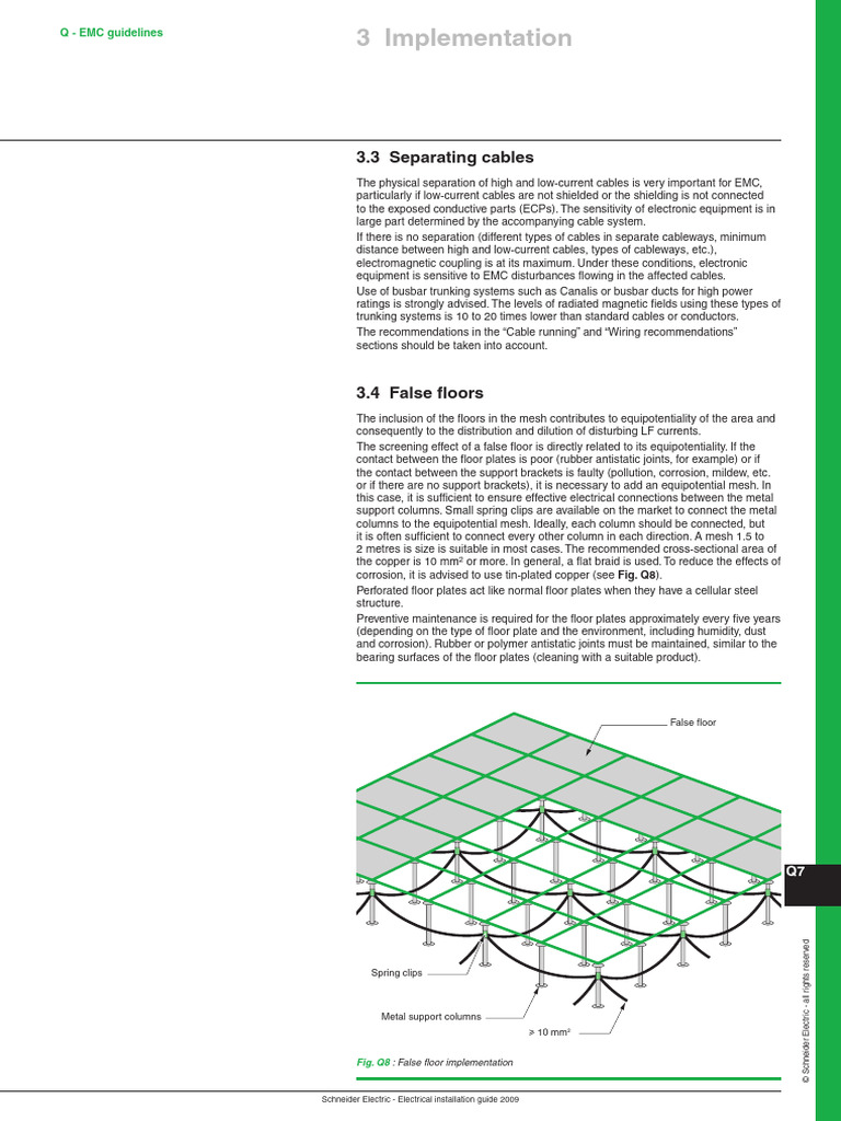 EMC Guidelines for Cable Separation | PDF | Electrical Wiring ...