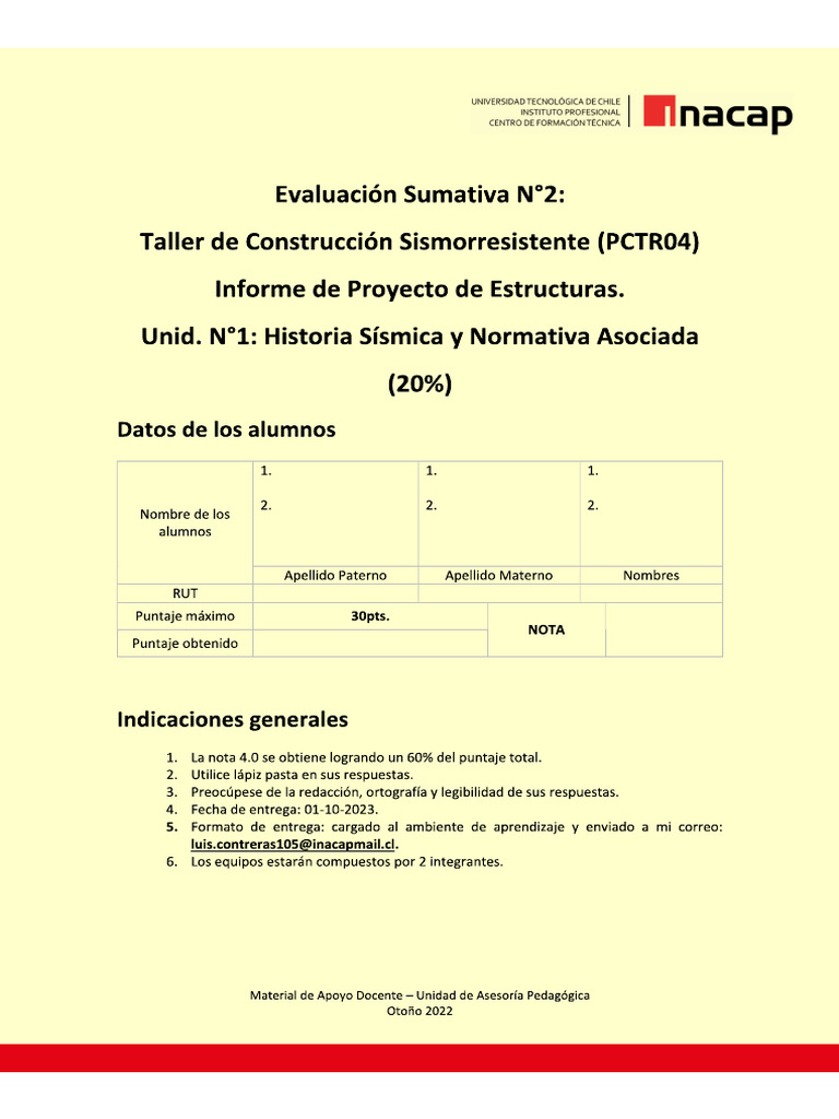 Eva2 Sismo | PDF