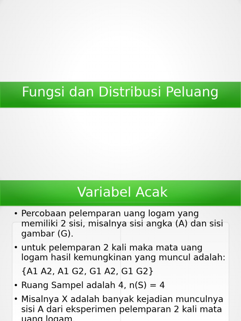 Variabel Acak Diskret | PDF