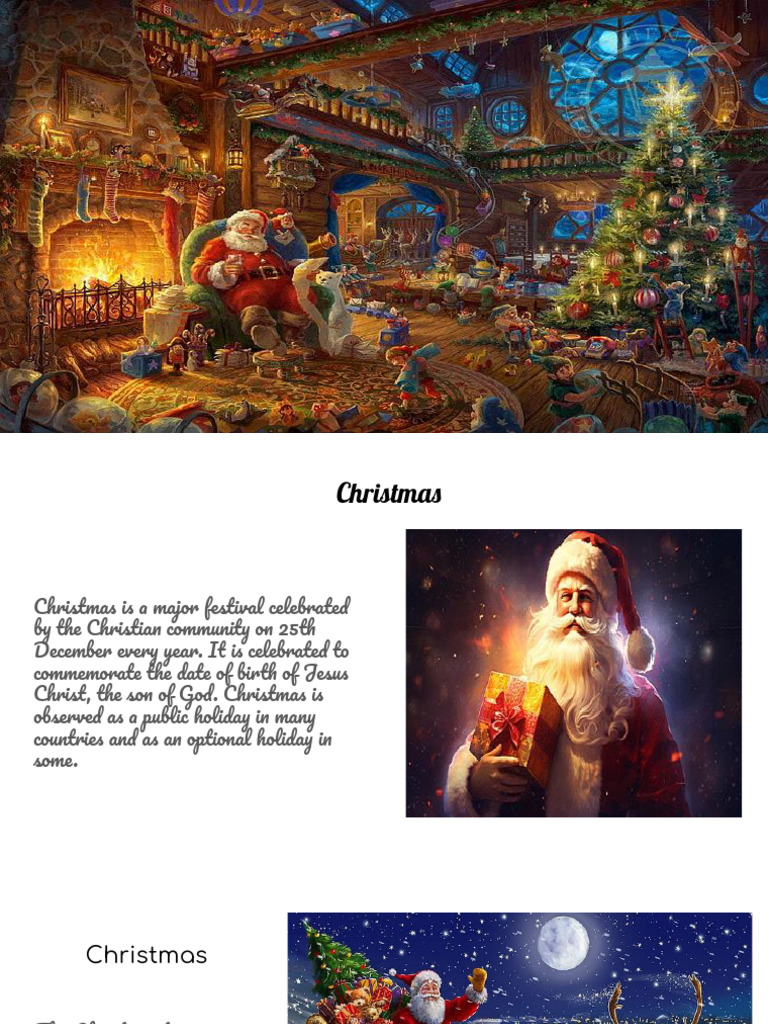 Christmas Celebration Traditions Explained | PDF