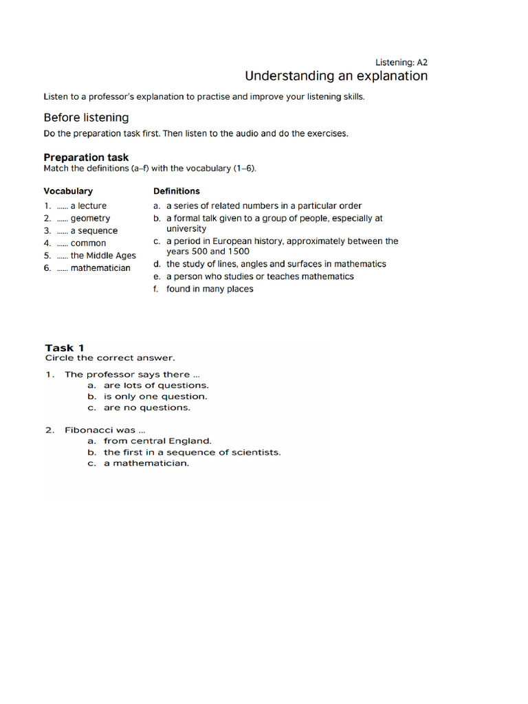 Understanding An Explanation | PDF