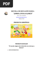 Comidas Tradicionales: Proyecto Educativo | PDF | Alimentos | Aprendizaje