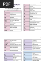 Physical Therapy Abbreviations | PDF | Physical Therapy | Osteoarthritis
