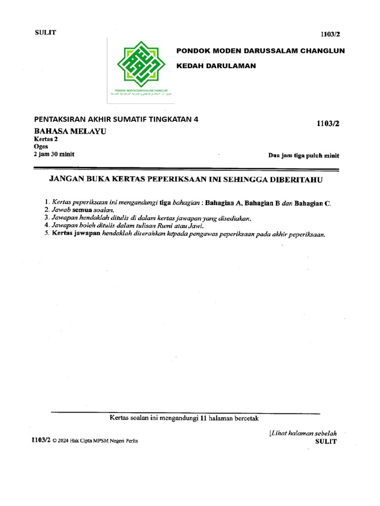 Cover bm2 KELAS 4 | PDF