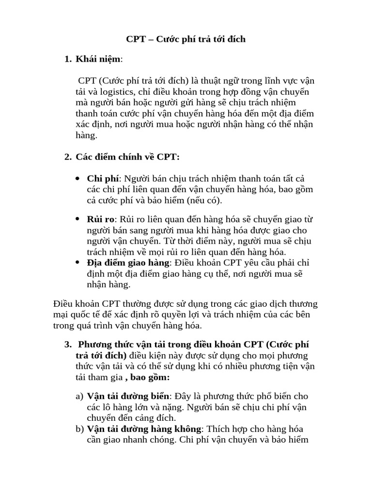 CPT | PDF