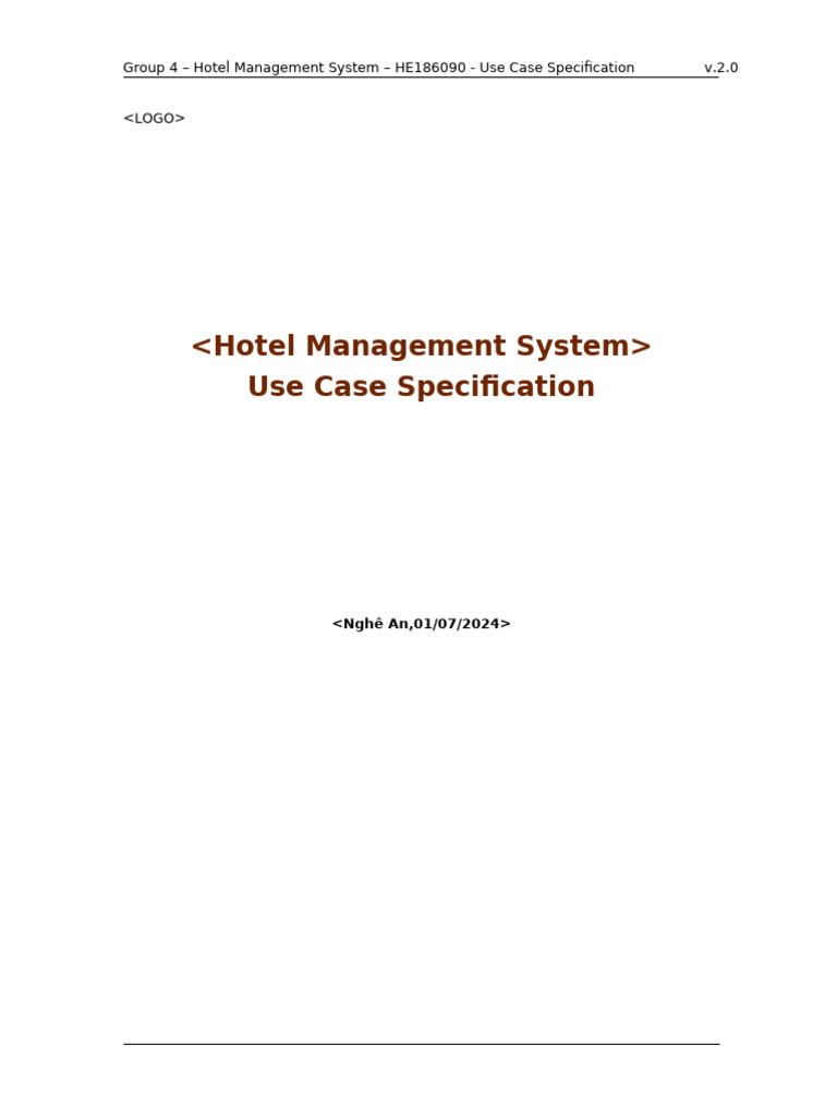 UseCase Spec HE186090 Report2 | PDF | Use Case | Specification (Technical Standard)