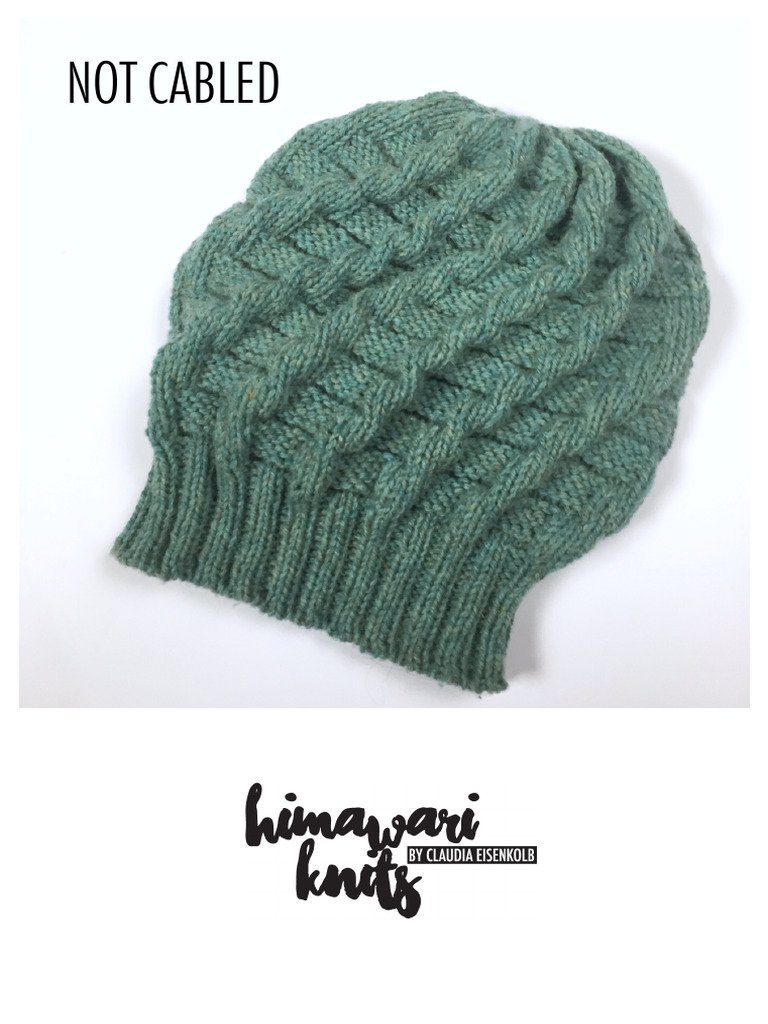 Hat Beannie Not_cabled_EN_V1.0 | PDF | Knitting | Handicrafts