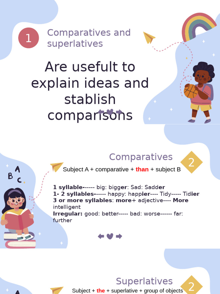 Comparatives and Superlatives - Reported Speech | PDF