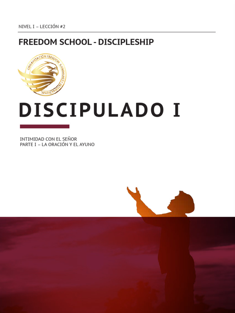 Discipulado 1 02 LA ORACION Y EL AYUNO | PDF | orador del Señor | Oración