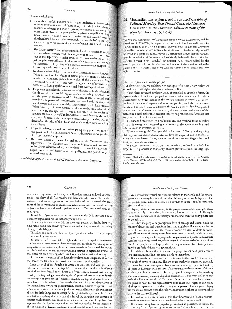 Docs On The Terror (64, 65, 66) | PDF | Maximilien Robespierre | Reign Of Terror