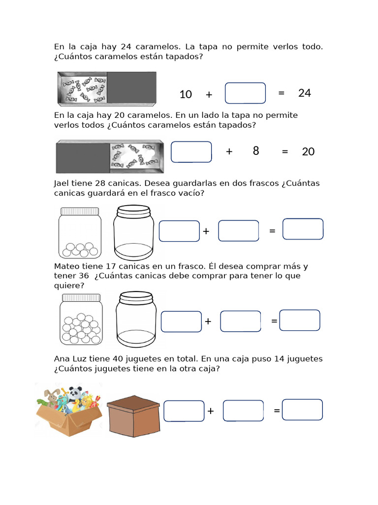 Encuentra El Numero Que Falta Hasta 100 | PDF