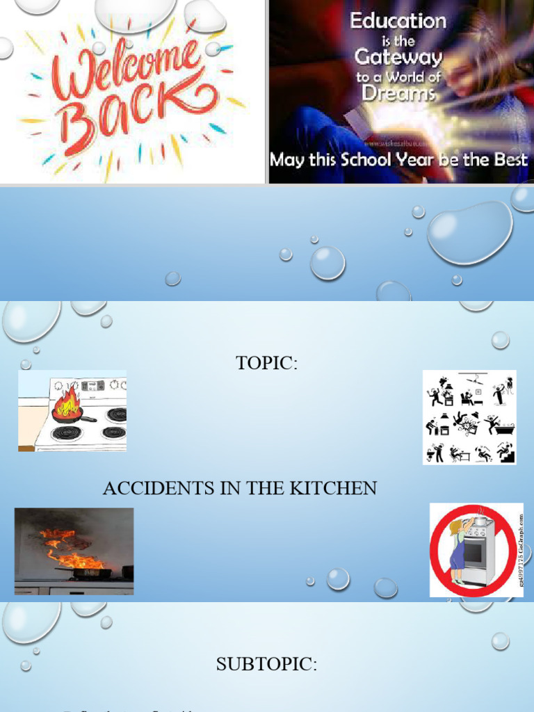 Accidents in The Kicthen Week 8 (Autosaved) | PDF | Wound | Burn