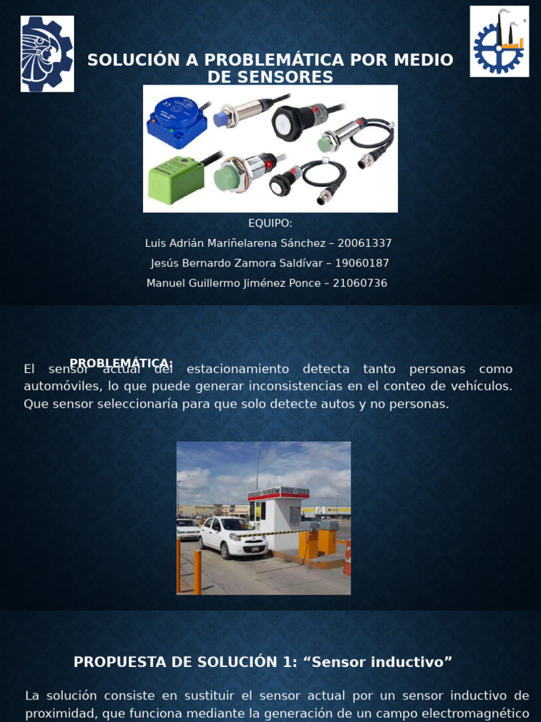 Solución A Problemática Por Medio de Sensores | PDF | Sensor | Electromagnetismo