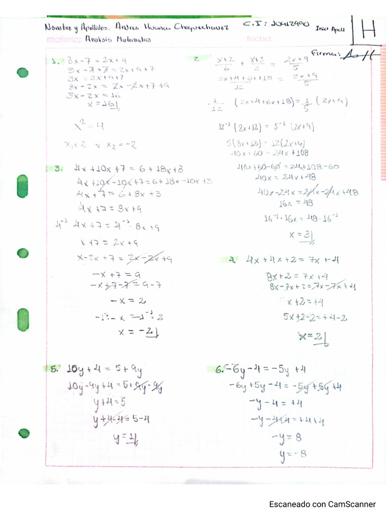 Documento mate | PDF