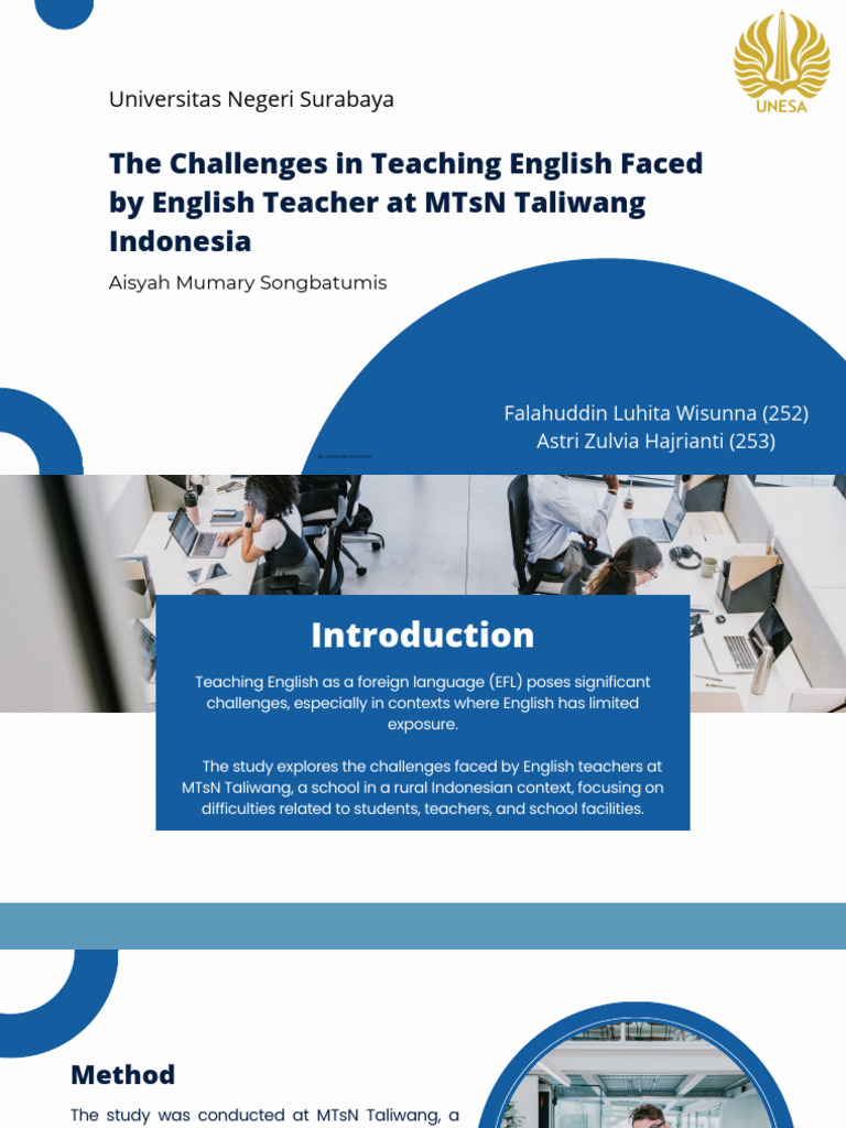Challenges in Teaching English in Rural Indonesia | PDF
