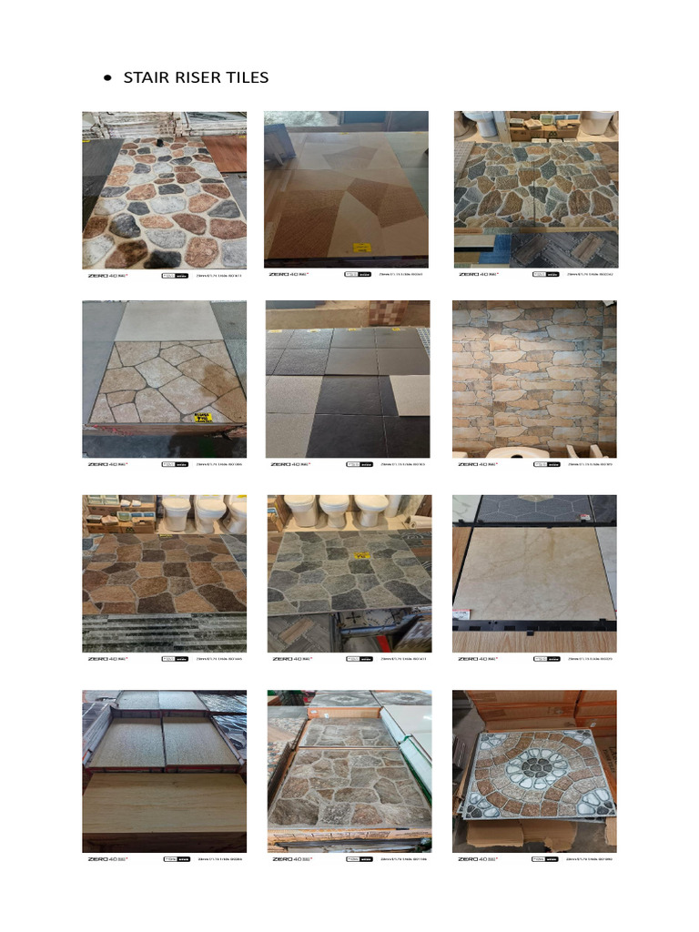 Stair Riser Tiles | PDF