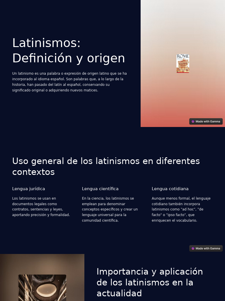 Definición y Uso de Latinismos | PDF