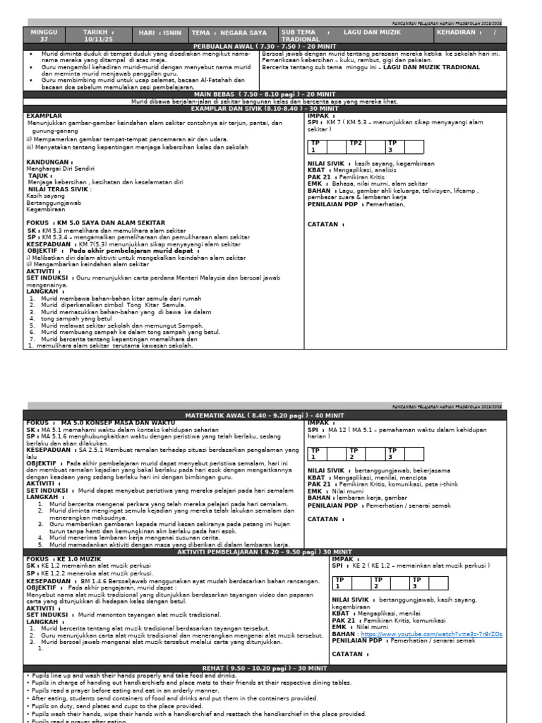 M37 - LAGU DAN MUZIK TRADISIONAL | PDF