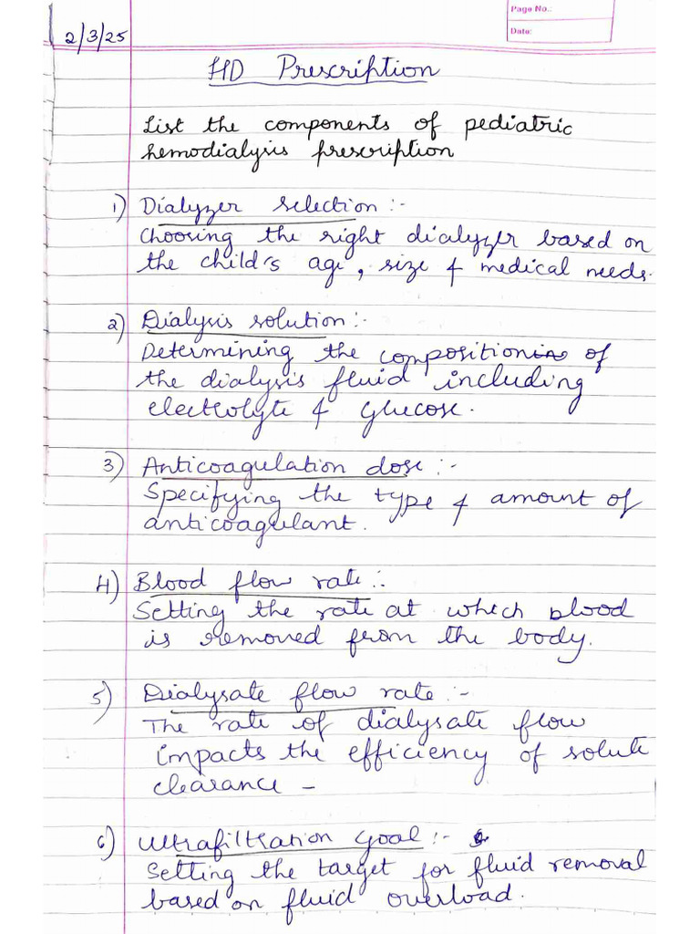 HD Prescriptions Assignment | PDF