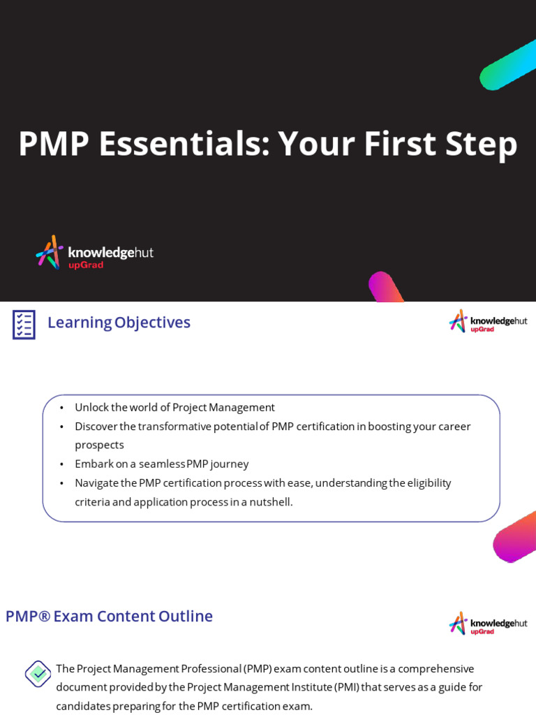 Module 1 PMP Essentials Your First Step | PDF | Project Management ...