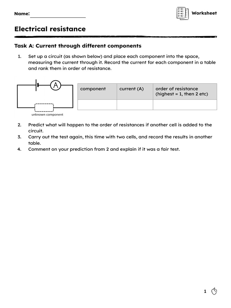 Measuring Electrical Resistance in Circuits | PDF