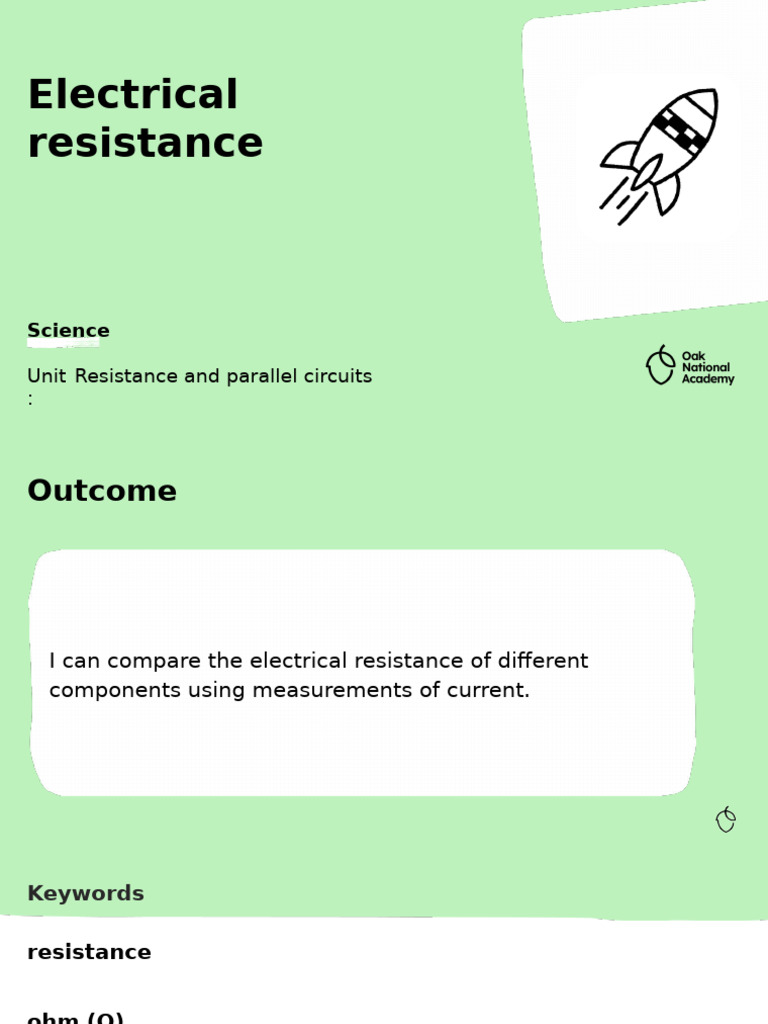 Slide Deck | PDF | Resistor | Electrical Network