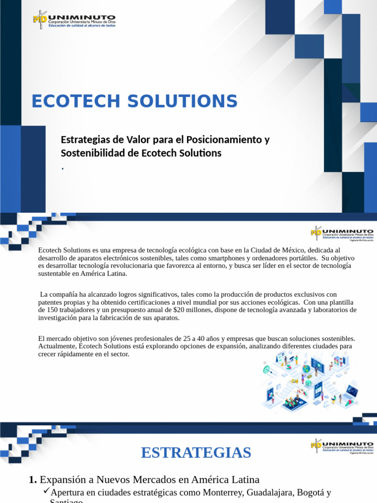 Estrategias de Sostenibilidad de Ecotech | PDF | Sustentabilidad ...